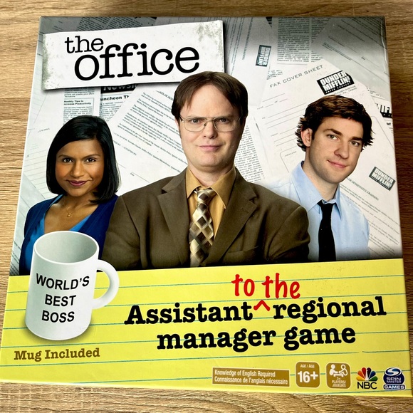 Games | The Office Assistant To The Regional Manager Board Game Opened ...